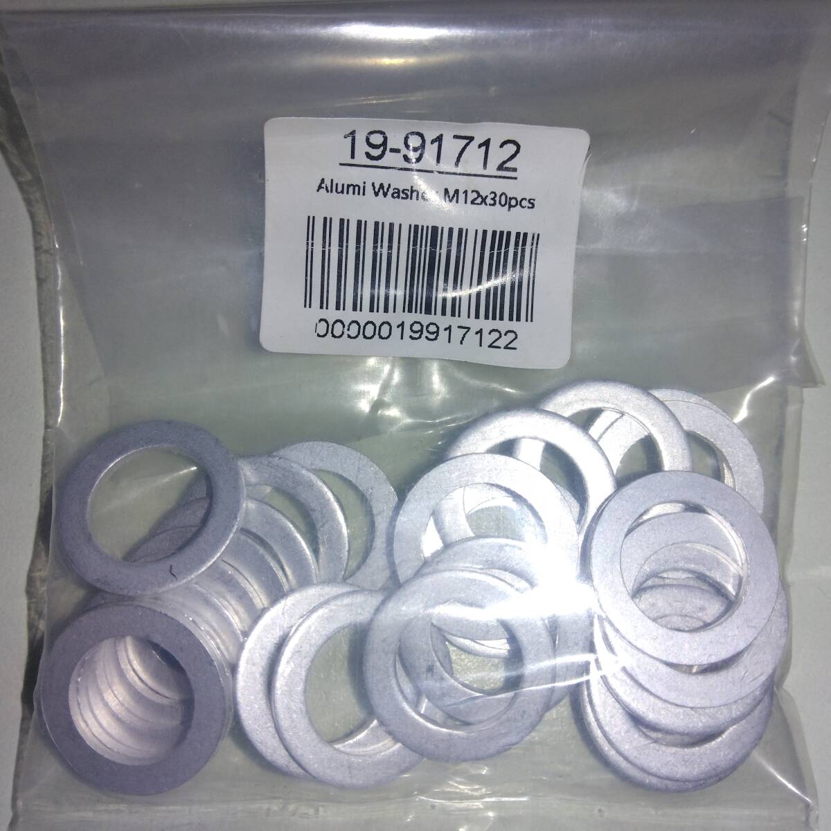 Yahoo!オークション - ストレート アルミワッシャー 28ピース M12 19-9...