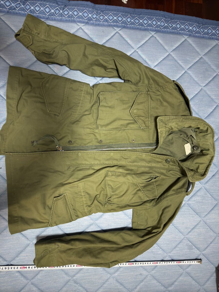 Yahoo!オークション - M65 フィールド ジャケット69年製 アルミジッパ...