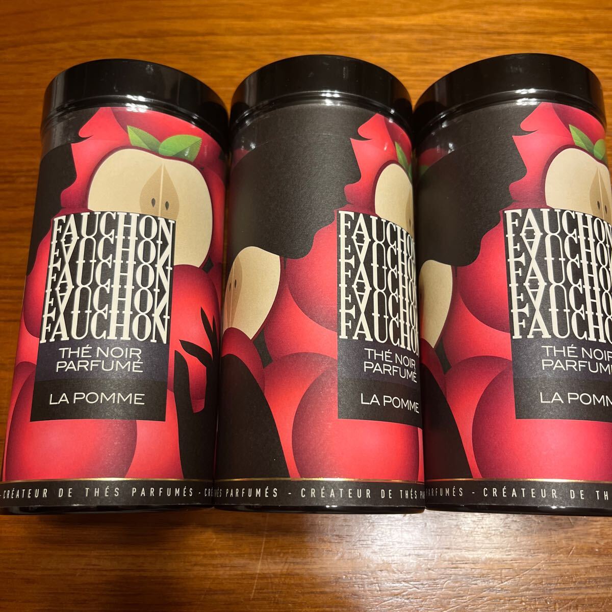 Yahoo!オークション - フォション FAUCHON アップル 紅茶 3巻