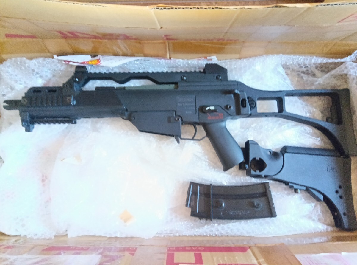 Yahoo!オークション - UMAREX S&T G36C 内部調整済み Vストック付属 電...