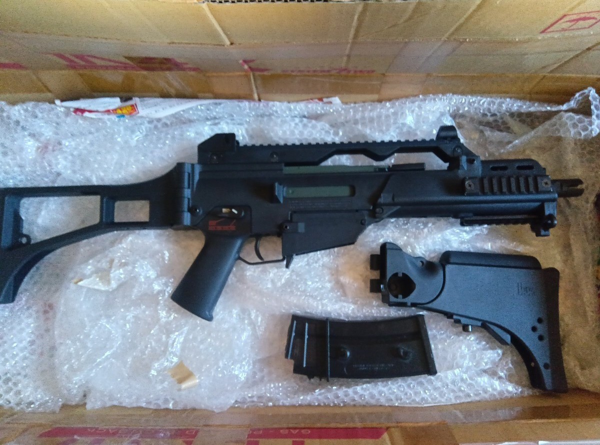 Yahoo!オークション - UMAREX S&T G36C 内部調整済み Vストック付属 電...