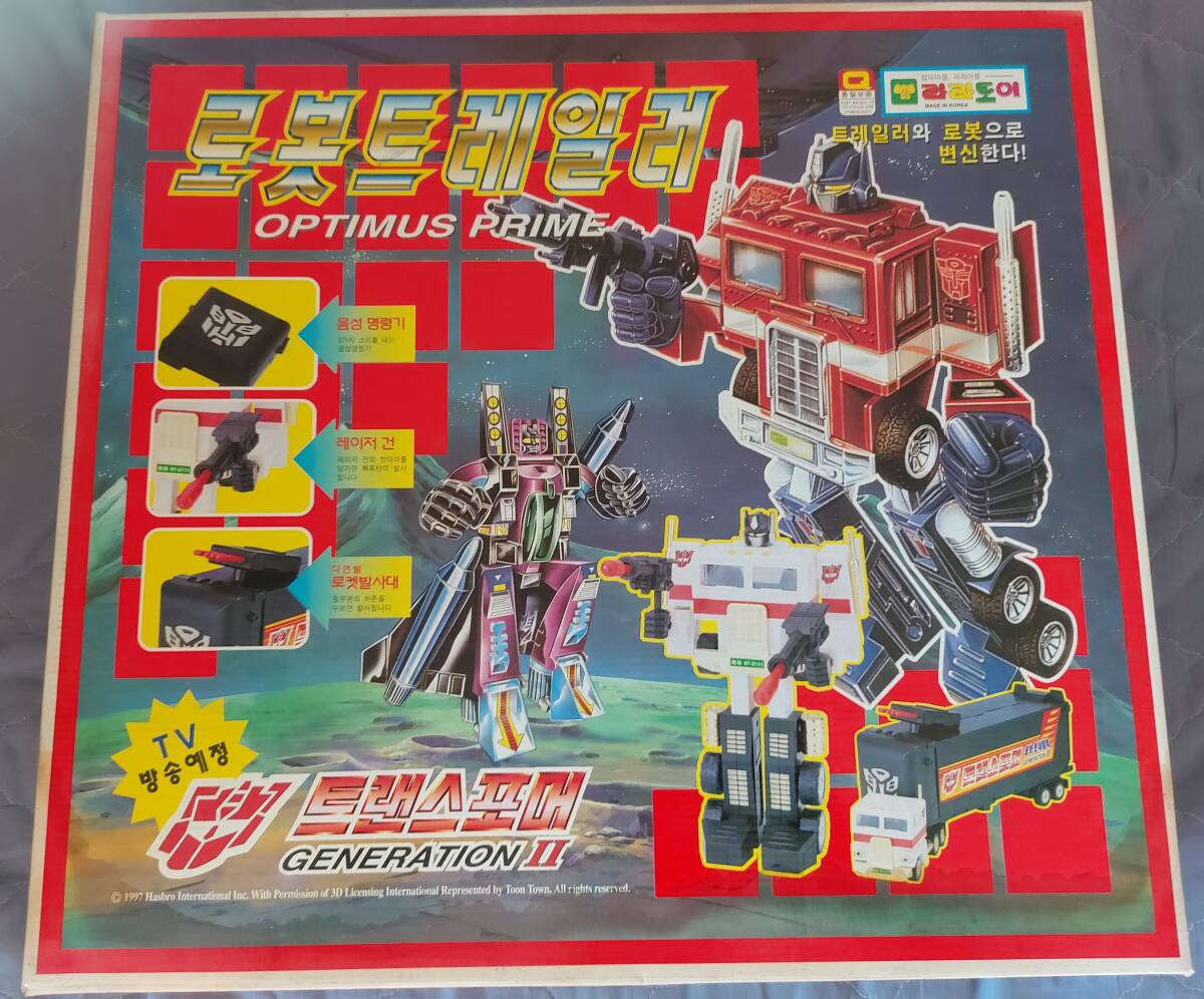 トランスフォーマーG2 オプティマスプライム 韓国限定 正規ライセンス品(トランスフォーマー)｜売買されたオークション情報、yahooの商品情報をアーカイブ公開 - オークファン（aucfan ...