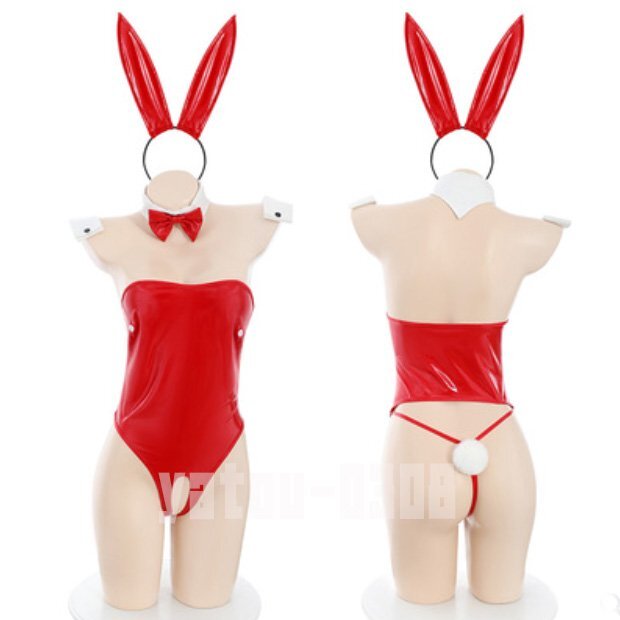 Yahoo!オークション - G542 コスプレウェア 誘惑 バニーガール エナメ...