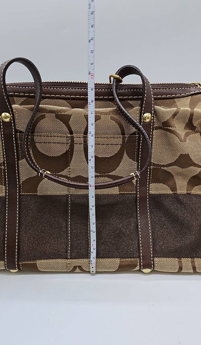 Yahoo!オークション - S6917 COACH コーチ ミニボストンバッグ G0826 F...