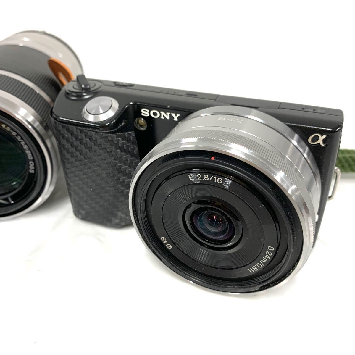 Yahoo!オークション - 動作ok ソニー SONY NEX-5 ボディ レンズE 2.8/1...