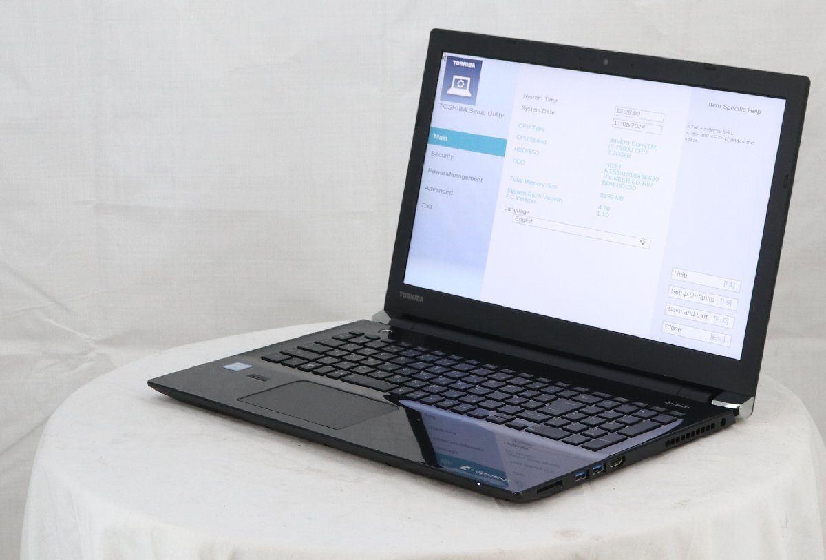 Yahoo!オークション - TOSHIBA PT75DBP-BJA2 dynabook T75/DB Core i7 ...