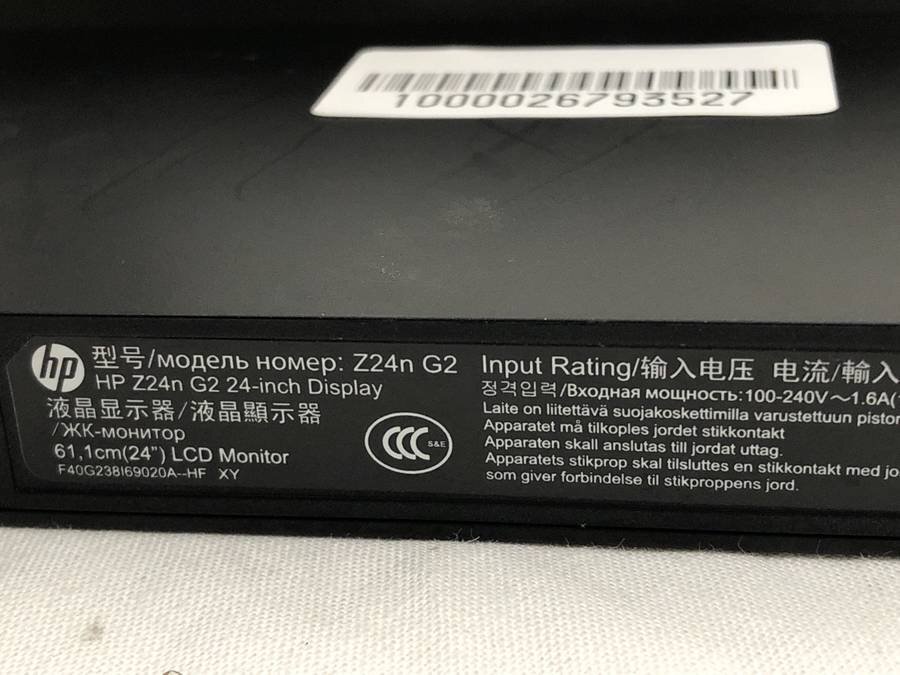 Yahoo!オークション - hp Z24n G2 24型液晶モニター 現状品【TB】