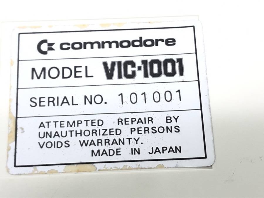 Yahoo!オークション - commodore VIC-1001 旧型PC コモドール ジャンク...
