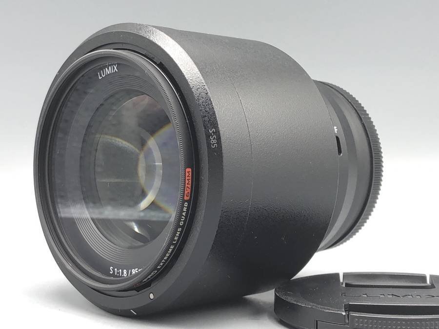 Yahoo!オークション - Panasonic LUMIX S-S85 1 1.8 / 85mm 一眼レフカ...