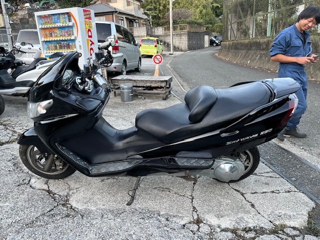 Yahoo!オークション - スカイウェイブ250 CJ43 綺麗で低走行な一台 【7...