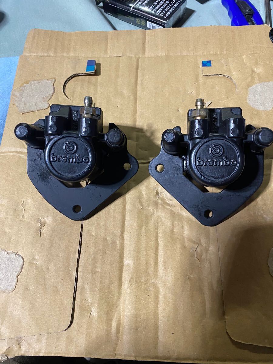 Yahoo!オークション - GS400L GS400ブレンボキャリパー ダブルディスク...