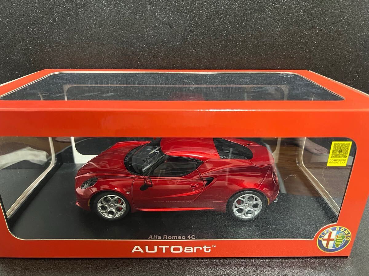 AUTOart オートアート 1/18 Alfa Romeo アルファロメオ 4C レッド 70186(乗用車)｜売買されたオークション情報、yahooの商品情報をアーカイブ公開 ...