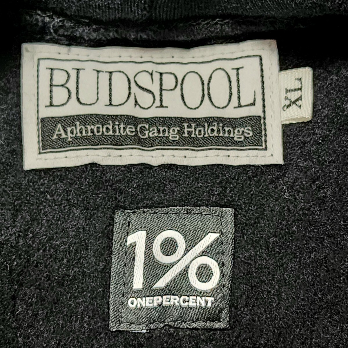 BUDSPOOL バッズプール パーカー ブラック Anarchie 舐達磨 BUDSPOOL バッズプール パーカー ブラック Anarchie 舐達磨