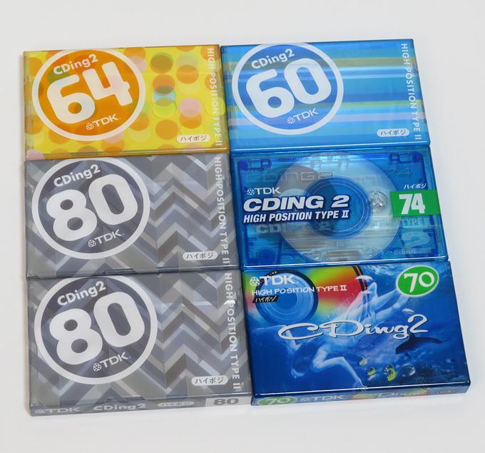 Yahoo!オークション - 【未開封カセットテープまとめ】TDK CDing2 CD2-...