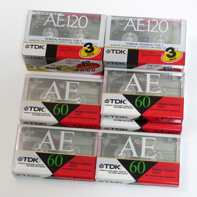 Yahoo!オークション - 【未開封カセットテープまとめ】TDK AE-60E・AE-...