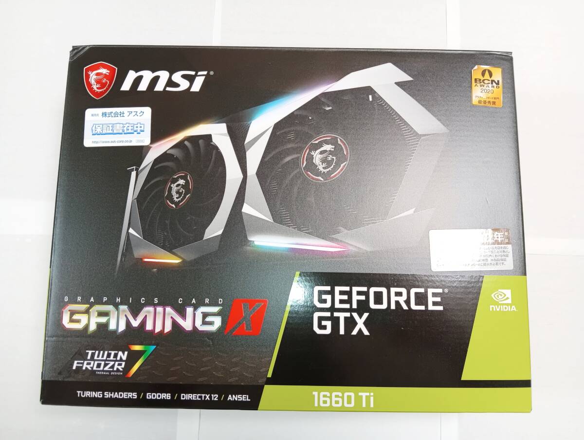Yahoo!オークション - msi geforce gtx 1660 ti gaming x 6g