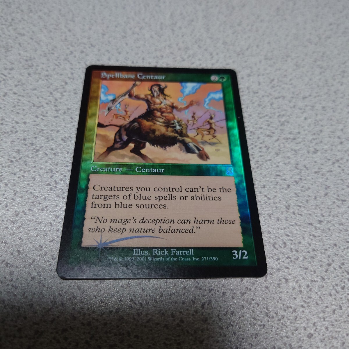 Yahoo!オークション - MTG ODY 呪文散らしのケンタウルス 英語foil 一...