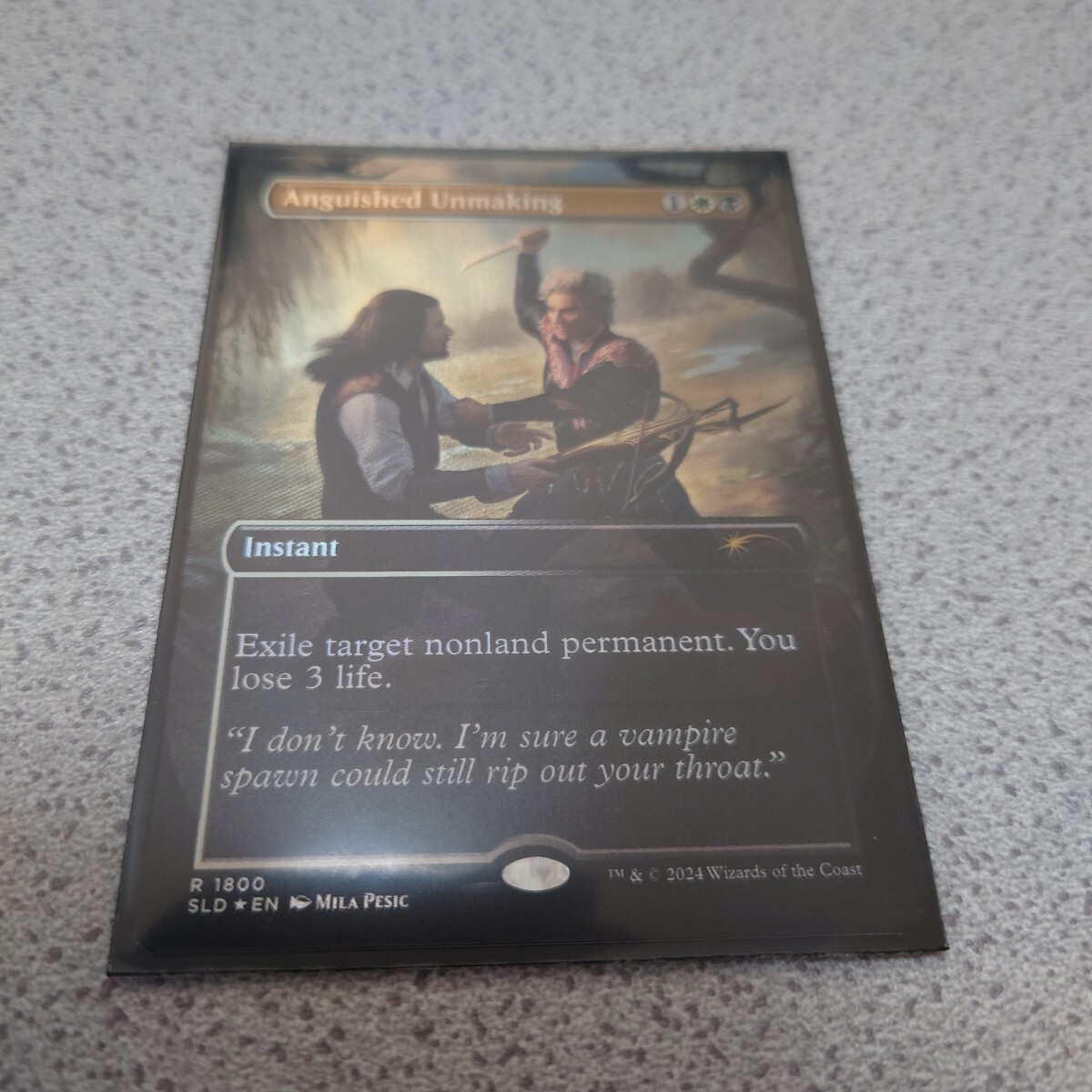 Yahoo!オークション - MTG SLD 苦渋の破棄 英語foil 一枚 Secret lair ...