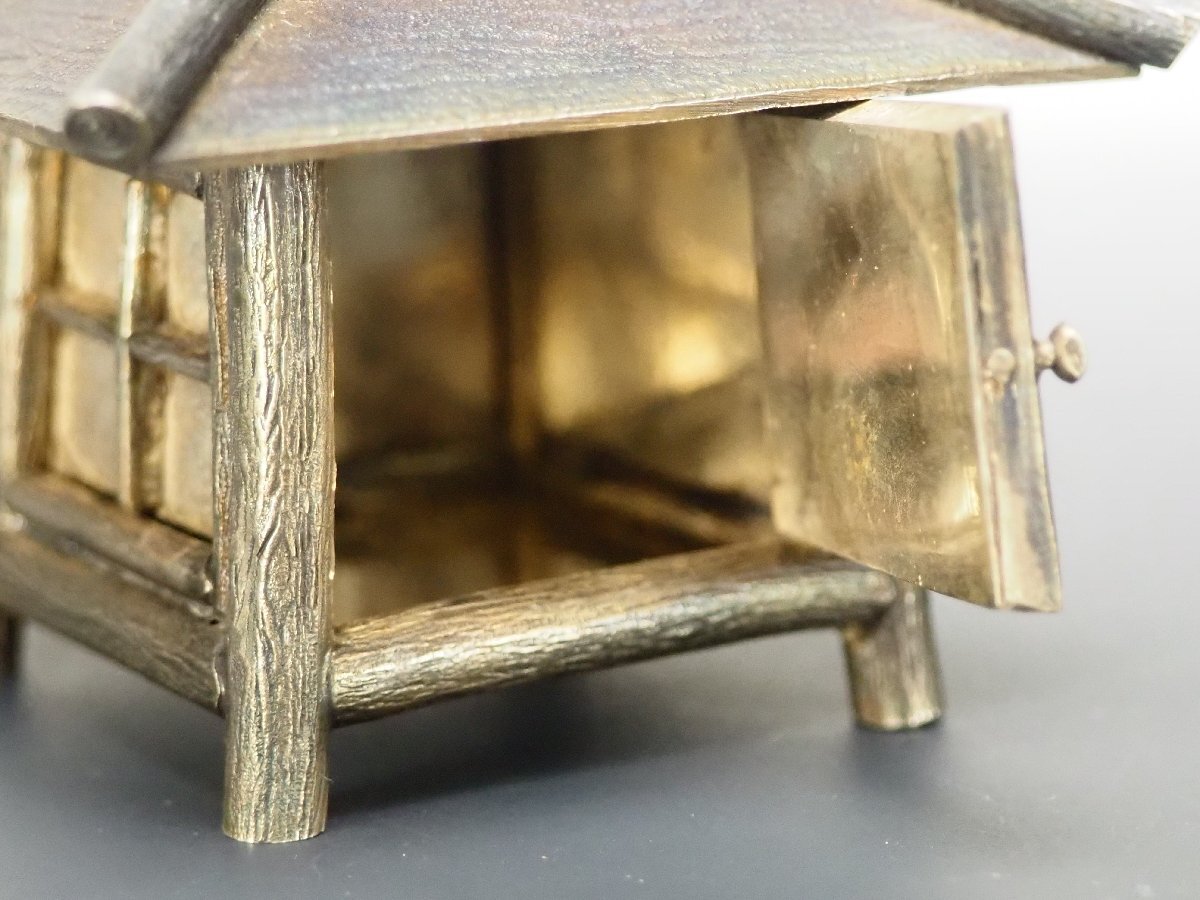 Yahoo!オークション - 【治】天皇家御下賜 純銀製 釣燈籠形ボンボニエ...