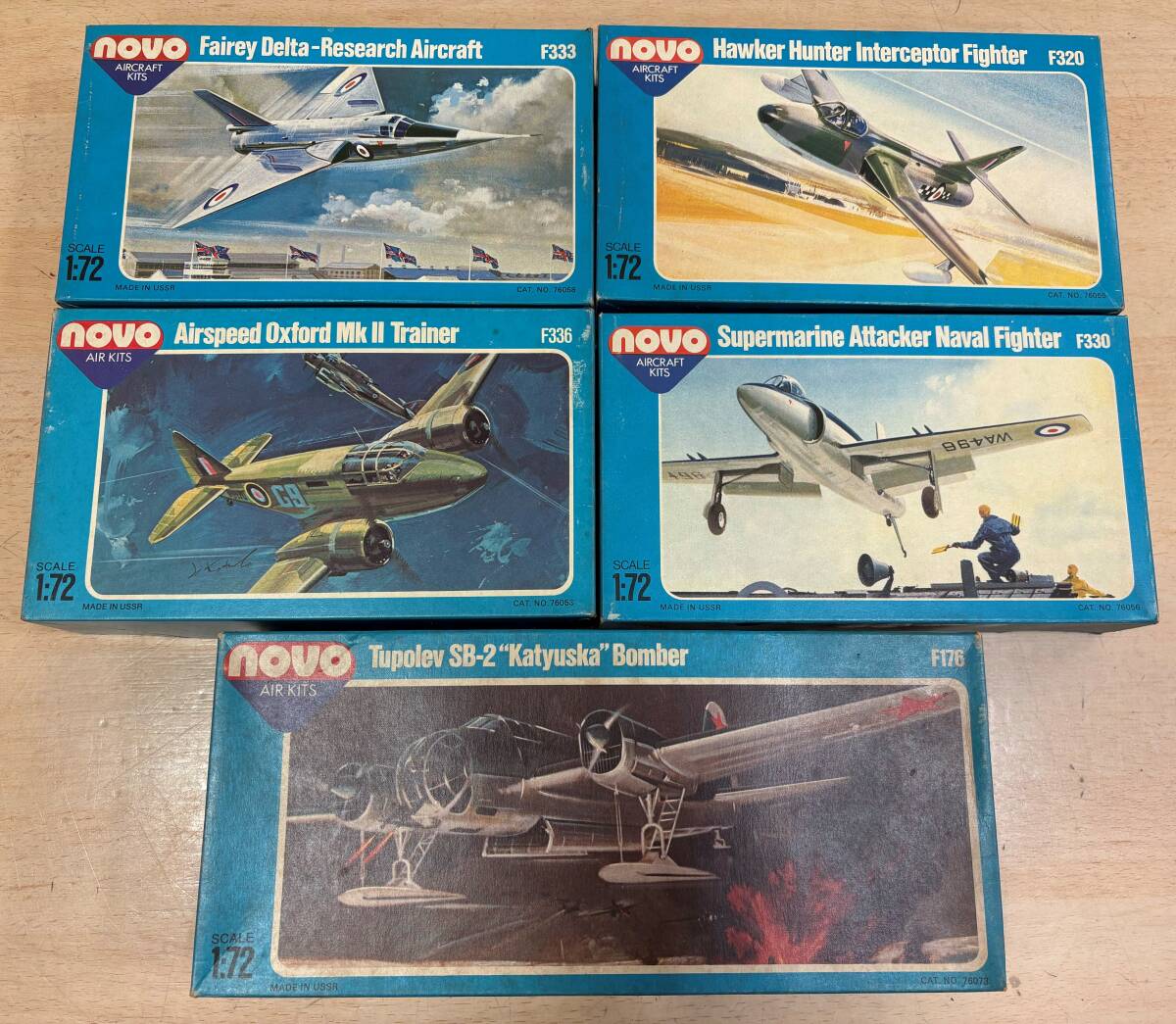 Yahoo!オークション - 【Y152】未使用 novo ノボ プラモデル 5点セット...