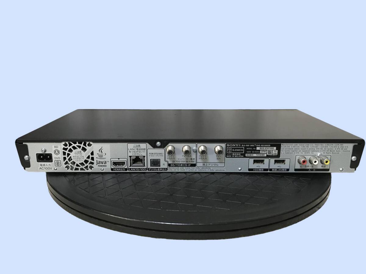 Yahoo!オークション - M4985 ソニー/SONY HDD/BDレコーダー BDZ-EW1000...