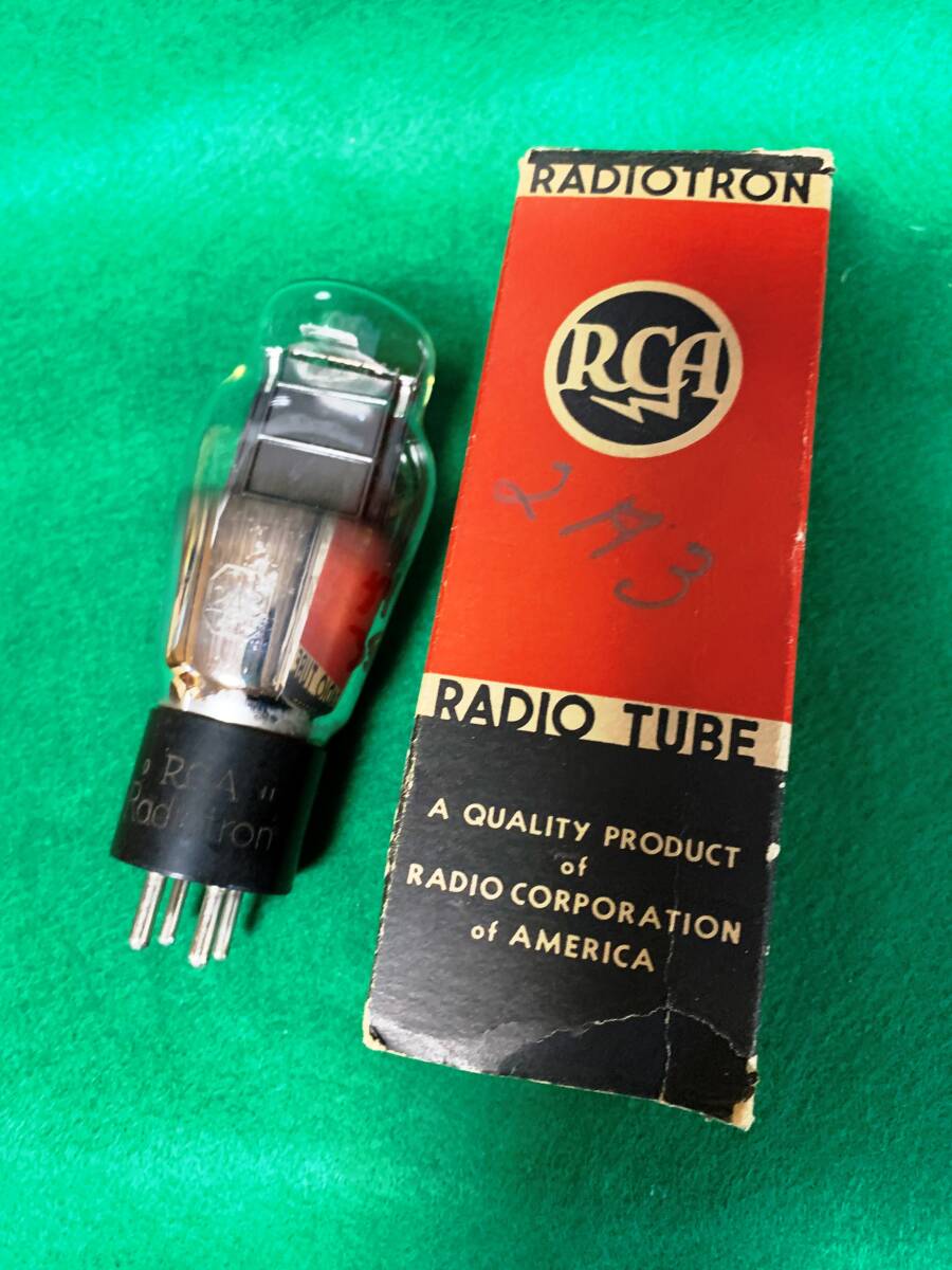 Yahoo!オークション - 貴重 「RCA 2A3 Radiotron 」 真空管 シングル...