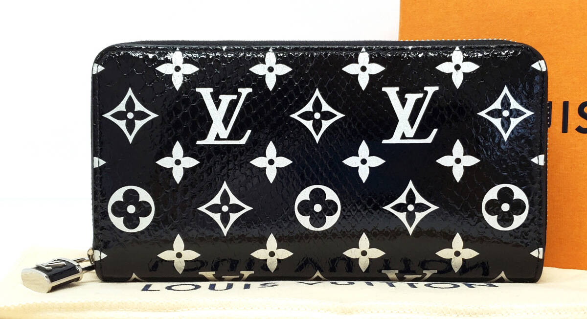 Yahoo!オークション - G442 ほぼ未使用【ルイ ヴィトン】パイソン ジッ...