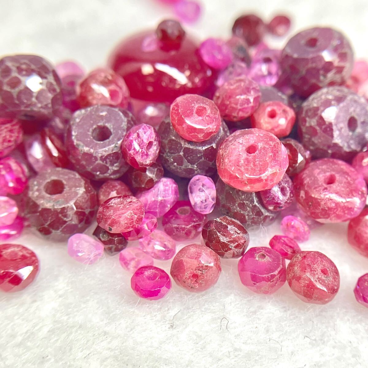 Yahoo!オークション - ルビーアクセサリーパーツおまとめ51.5ct n ル...