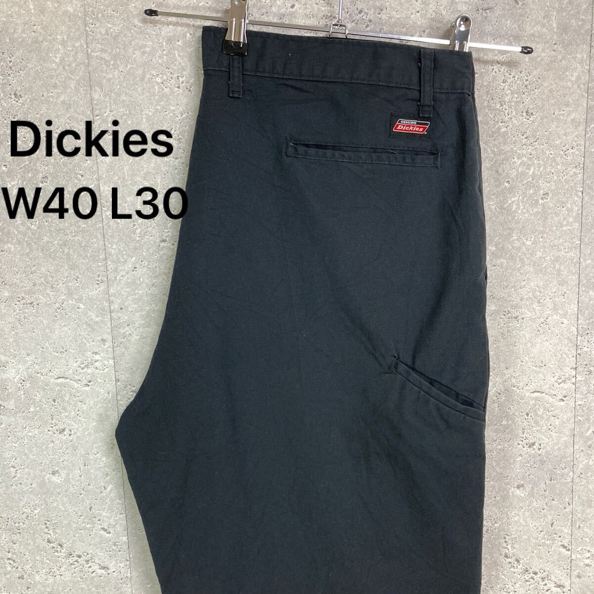 Yahoo!オークション - Dickies ディッキーズ ワークパンツ ブラック チ...