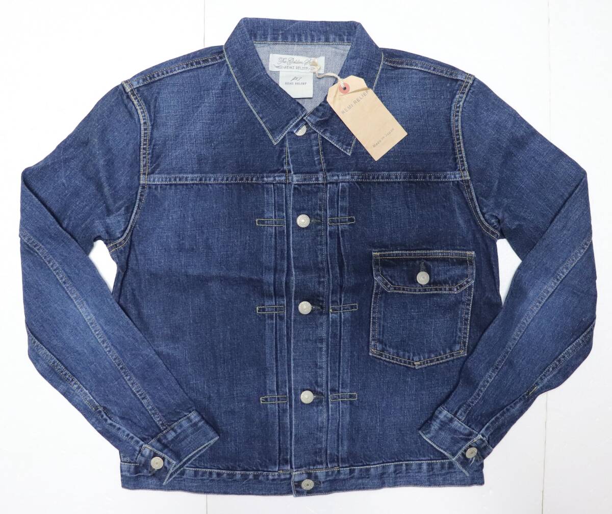Yahoo!オークション - 定価28000 新品 本物 REMI RELIEF デニム ジャケ...