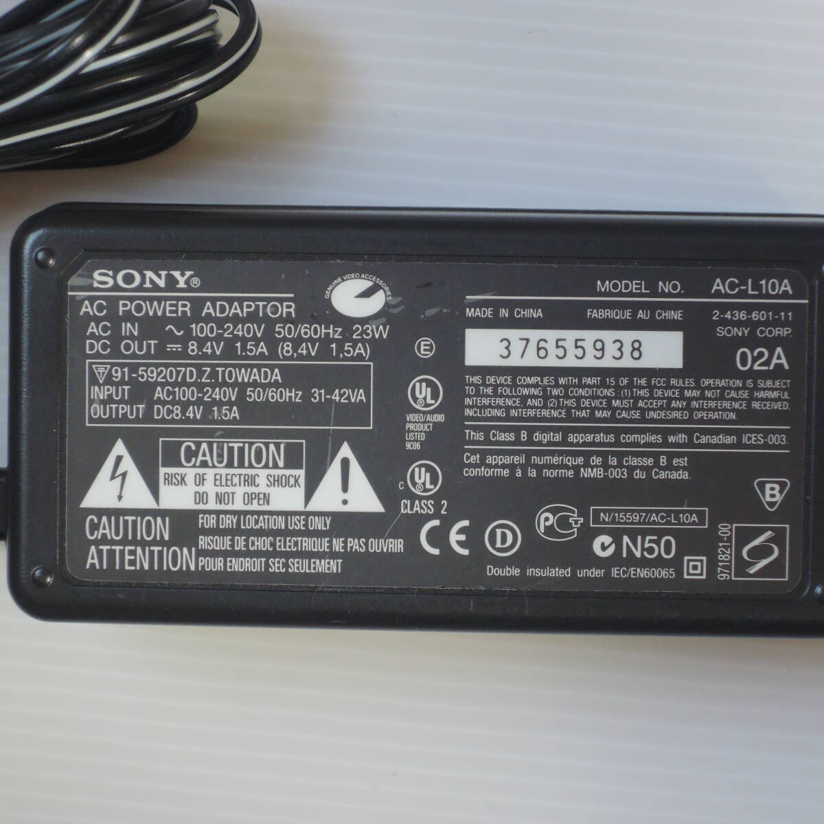 Yahoo!オークション - AC-L10A SONY ACアダプタ 中古現状品