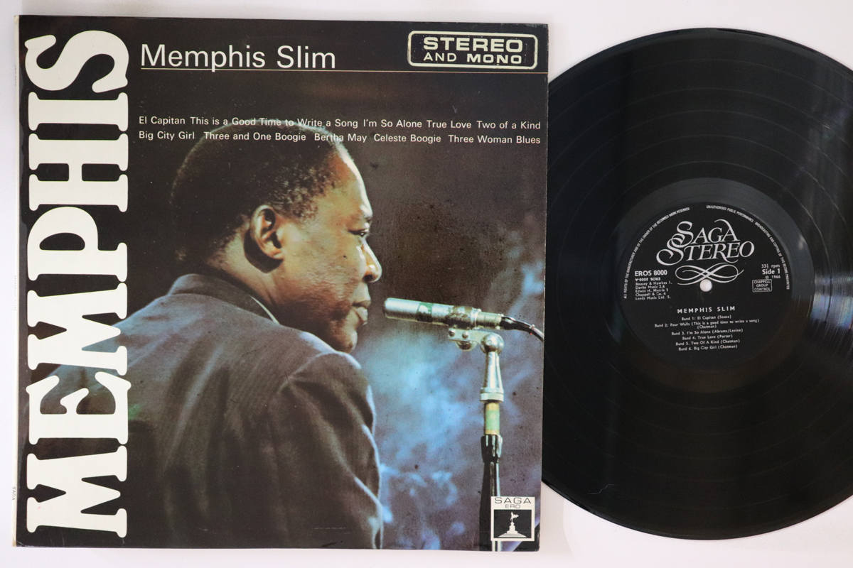 Yahoo!オークション - 英LP Memphis Slim Memphis Slim EROS8000 SAGA ...