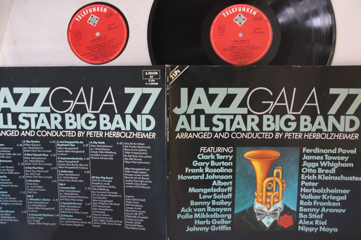 Yahoo!オークション - 独2discs LP Jazz Gala 77 All Star Big Band Ja...