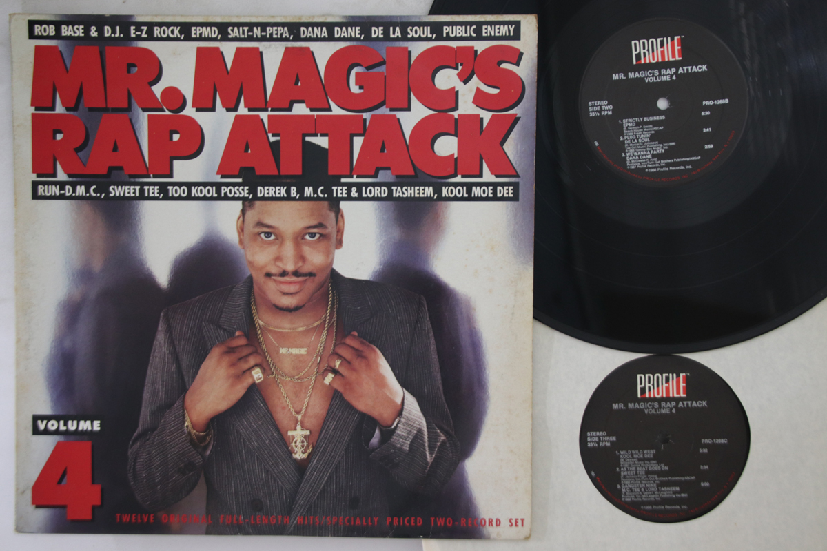 2LP Mr. Magic Mr. Magics Rap Attack Volume 4 PRO1268DJ Profile Records US /00520(ラップ、ヒップホップ)｜売買さ ...