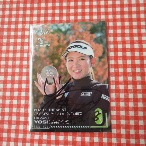 Yahoo!オークション - JLPGA.・EPOCH One カード・吉本ひかるプロ・直...