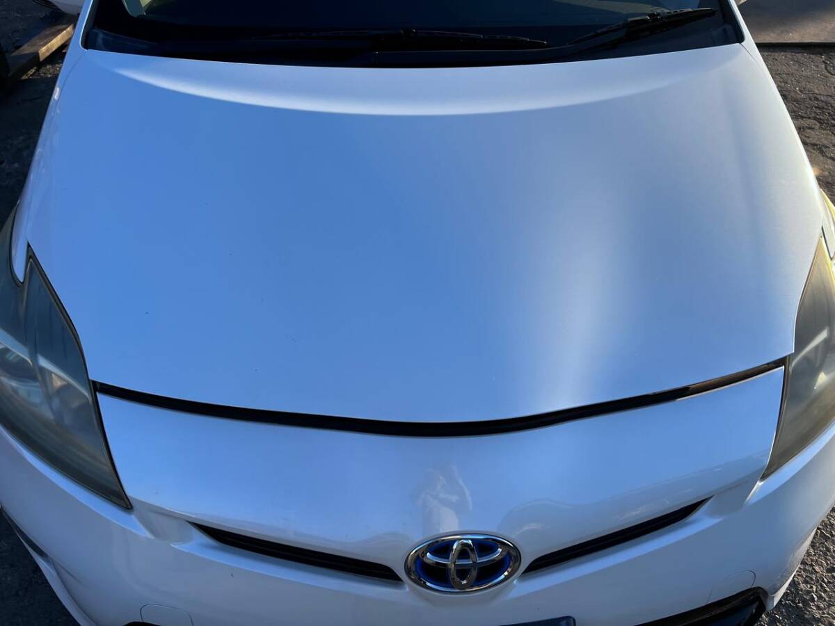 Yahoo!オークション - プリウス DAA-ZVW30 ボンネット パールホワイト ...