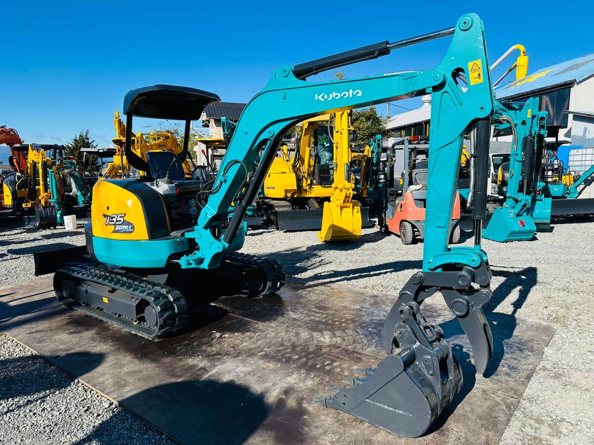 クボタ U-35-3S 倍速 3.5Tクラス 2WAYマルチ ミニ油圧ショベル ミニユンボ 下取りOK(建設機械、重機)｜売買されたオークション情報、yahooの商品情報をアーカイブ公開 ...