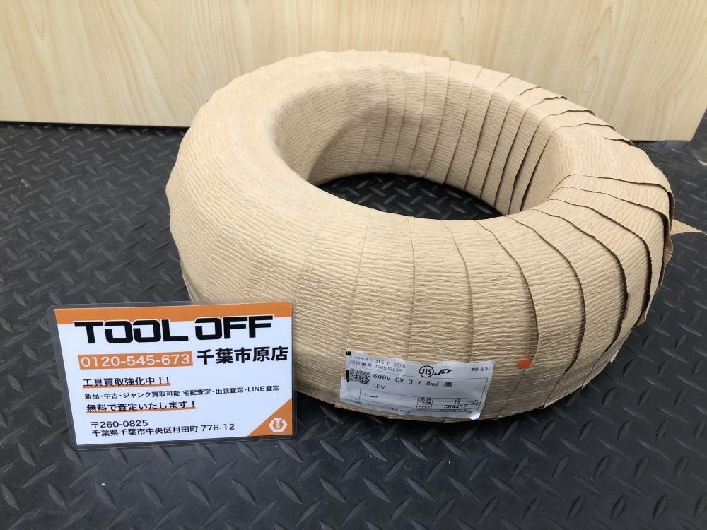 Yahoo!オークション - 017 未使用品・即決価格 住電 CVケーブル 3×8 5...