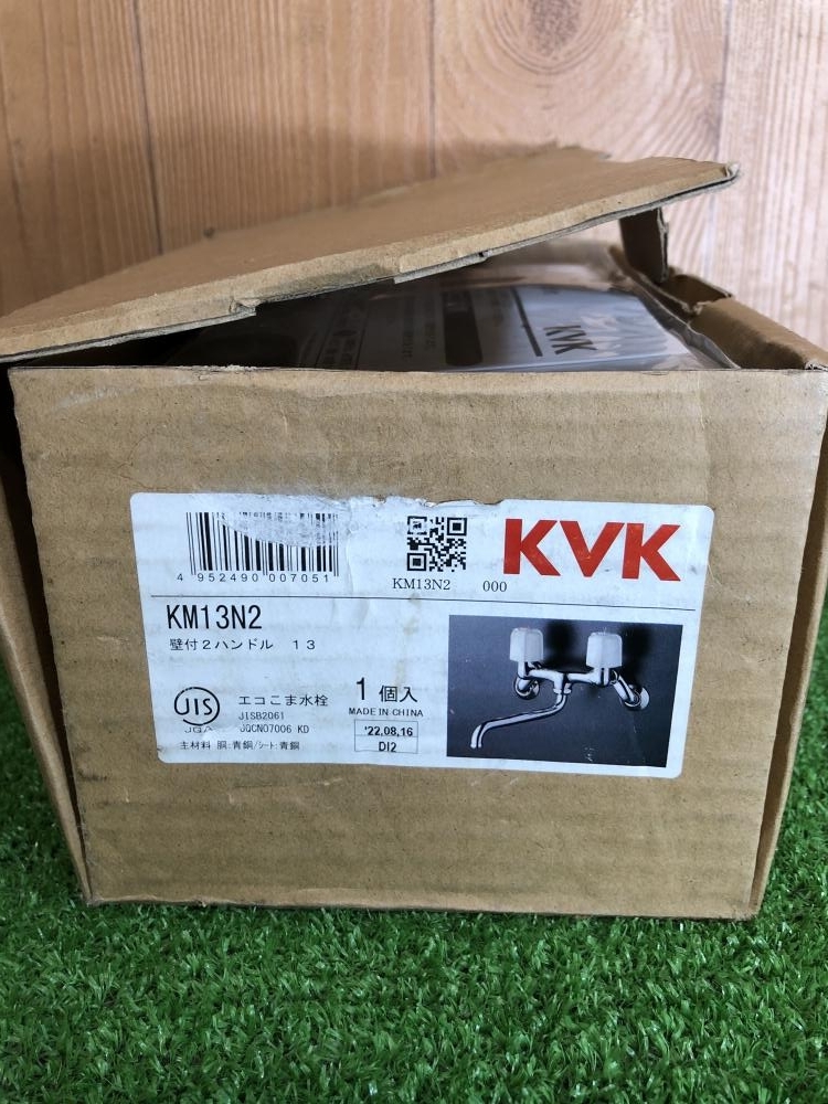 Yahoo!オークション - 001 未使用品 KVK 壁付2ハンドル KM13N2 長期保...