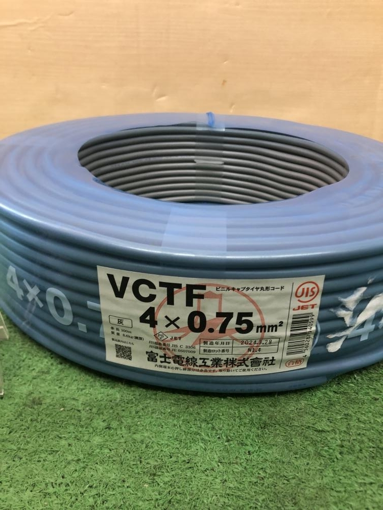 Yahoo!オークション - 015 未使用品・即決価格 富士電線 VCTFケーブル ...