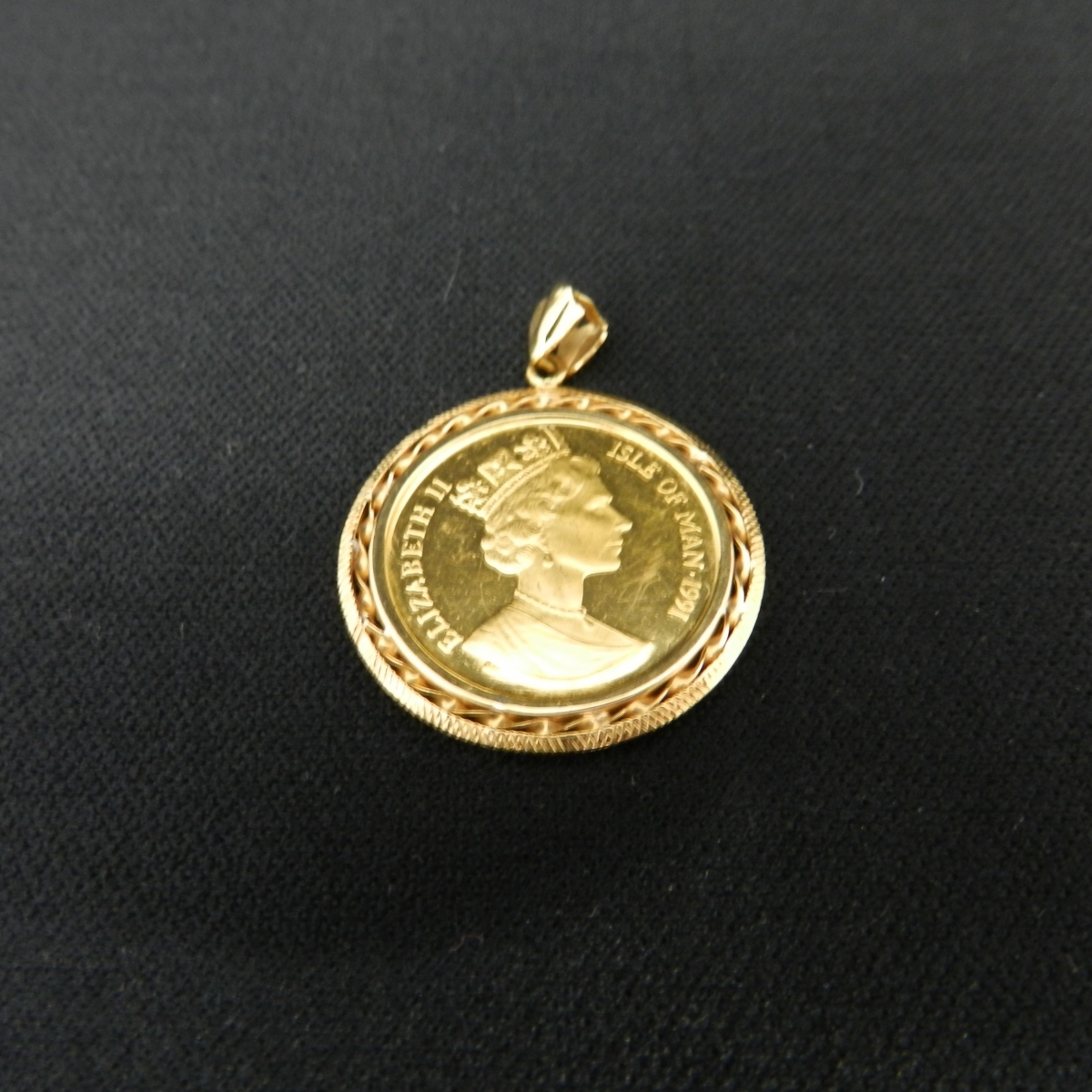 Yahoo!オークション - RKO411 K24 K18 1/5oz マン島・キャット金貨 1/5...