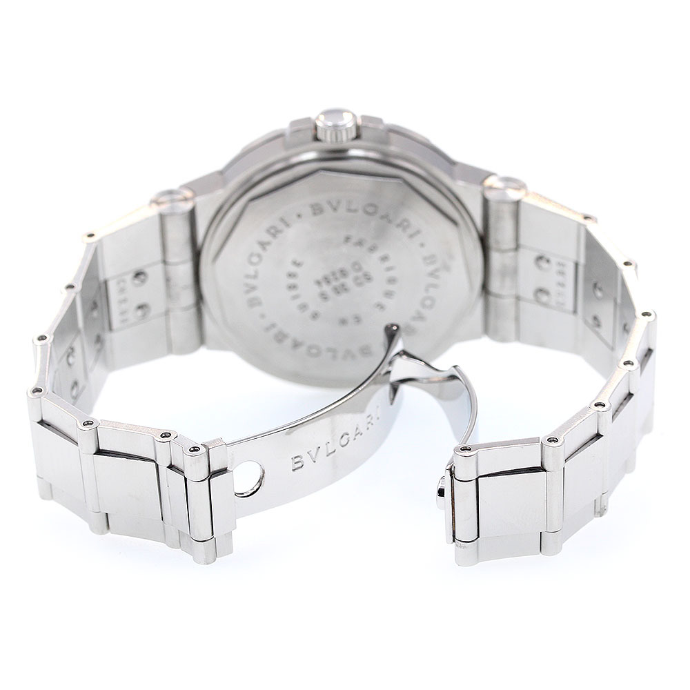 Yahoo!オークション - ブルガリ BVLGARI SD38S ディアゴノ スクーバ デ...
