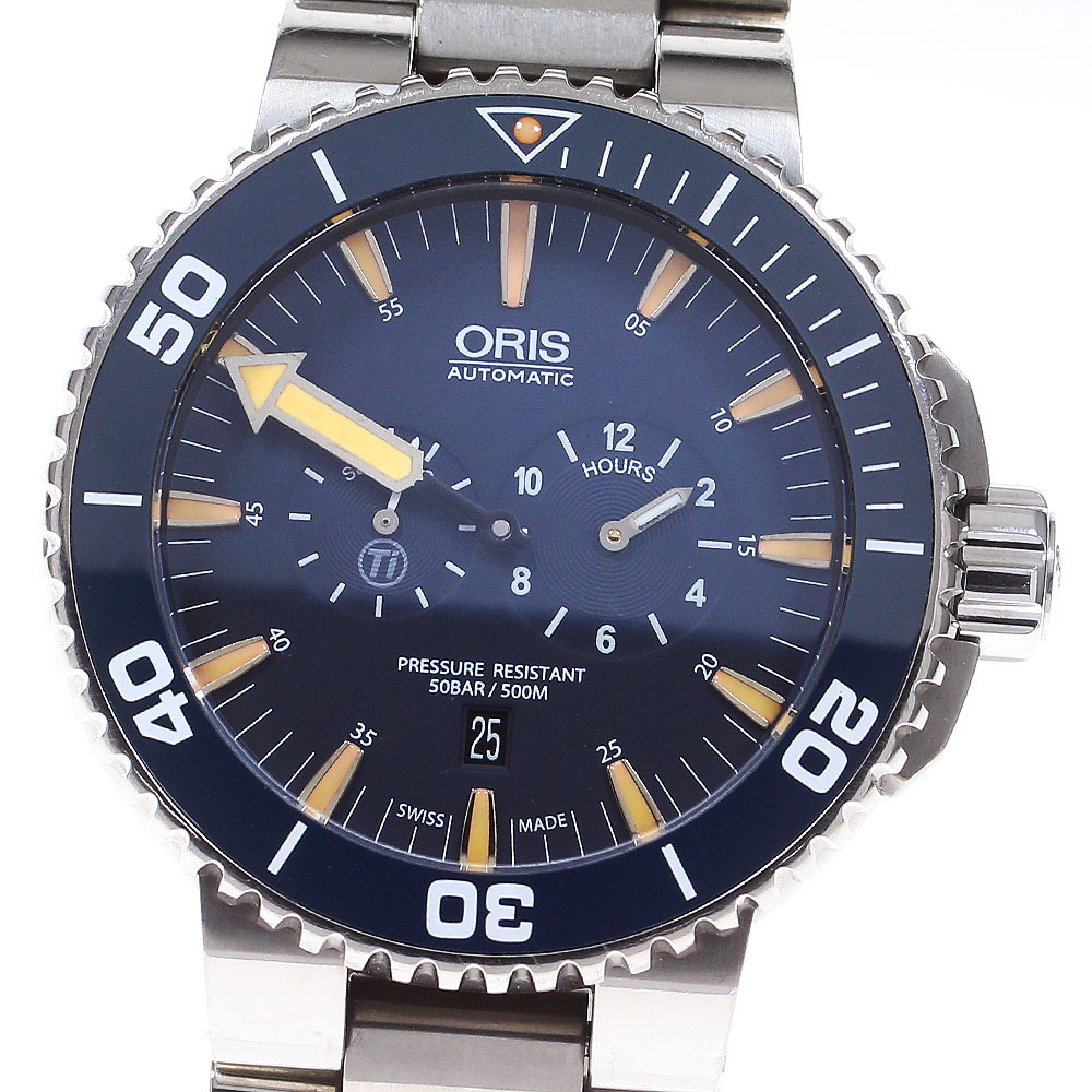 Yahoo!オークション - 訳あり オリス ORIS 7663-71 トゥバタハ リミテ...