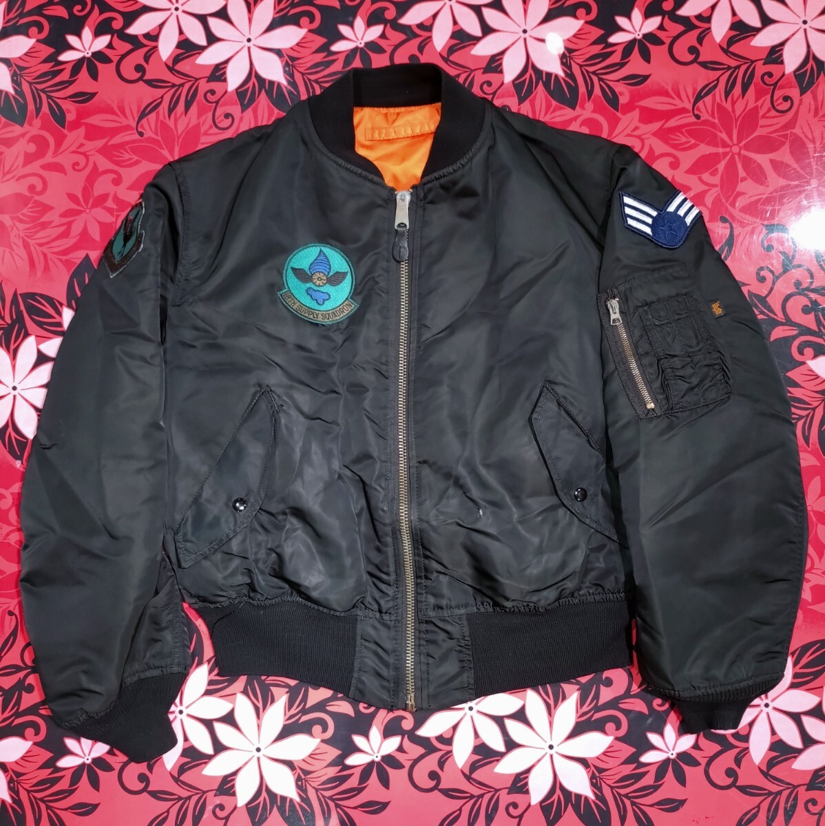 Yahoo!オークション - alpha アルファ製 MA1 フルカスタム スコードロ...