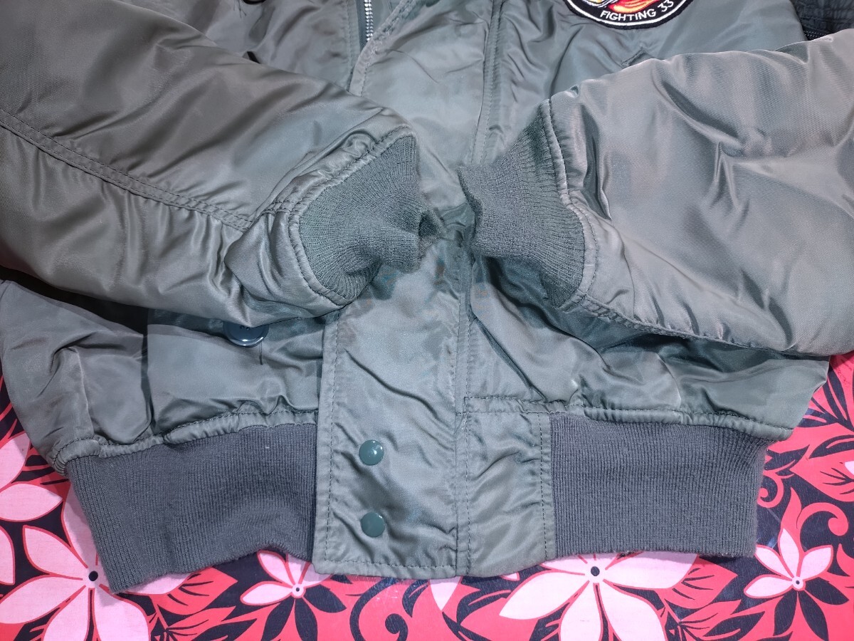 Yahoo!オークション - N2B カスタム フライトジャケット スコードロン...