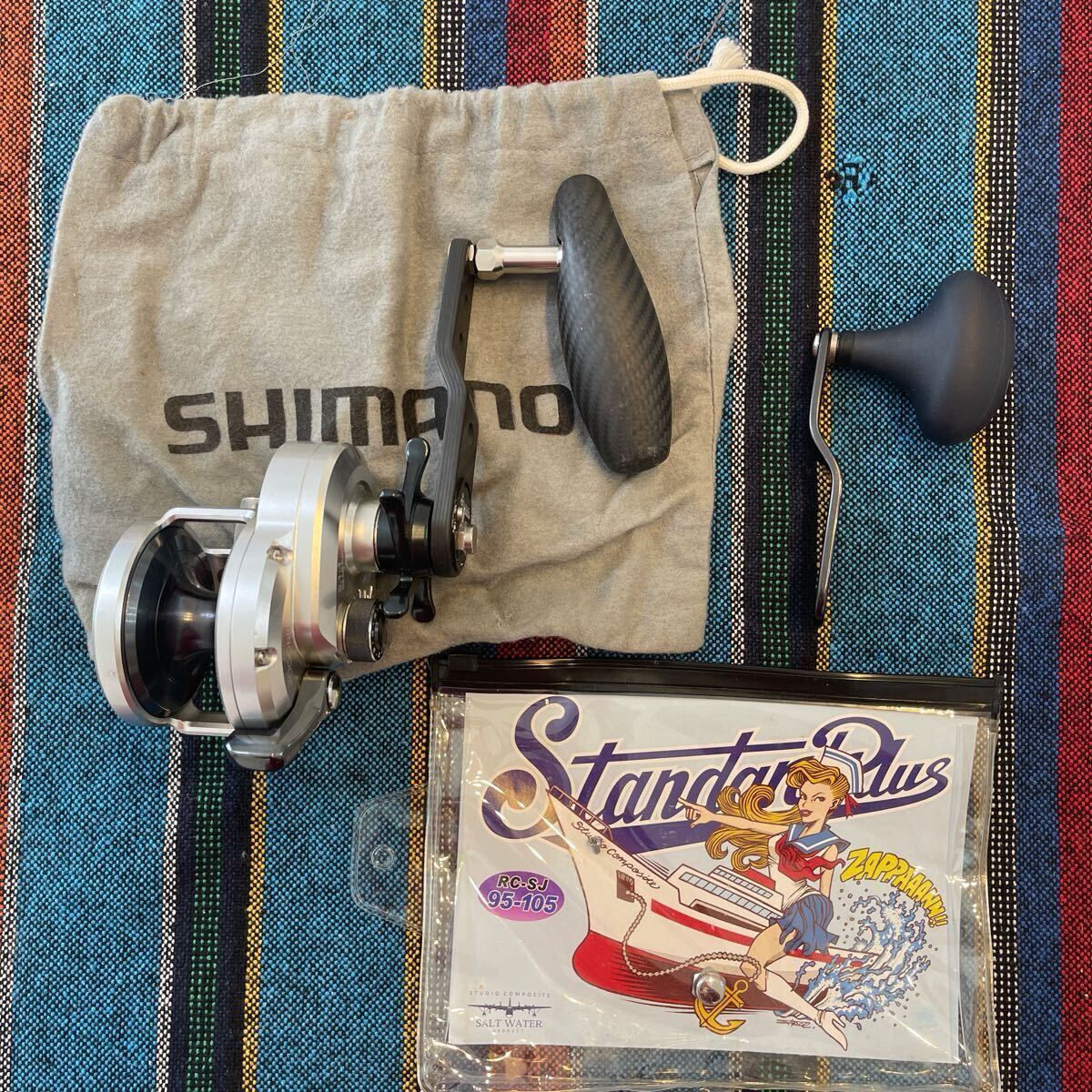 Yahoo!オークション - シマノ オシアジガー2000NRPG 右 カスタムカーボ...