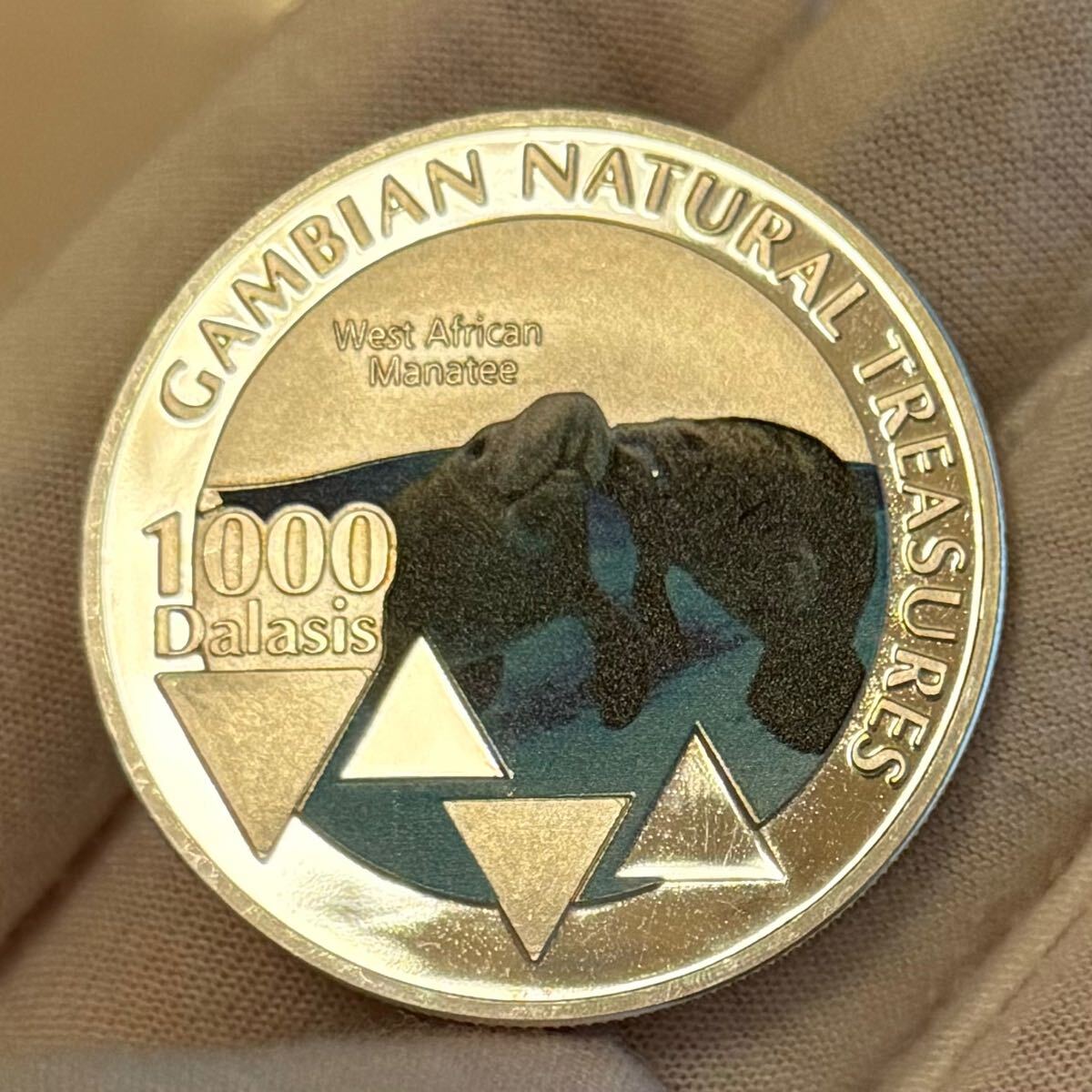 Yahoo!オークション - ガンビア古銭 約29.06g 大型銀貨 一円貨幣 貨幣...