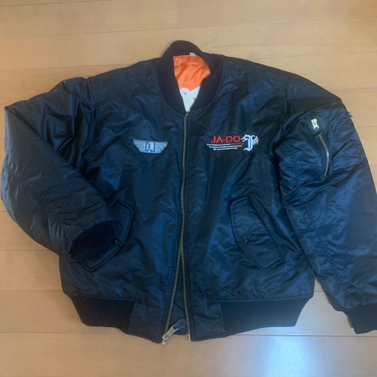 Yahoo!オークション - 美品 邪道 MA1ジャケット