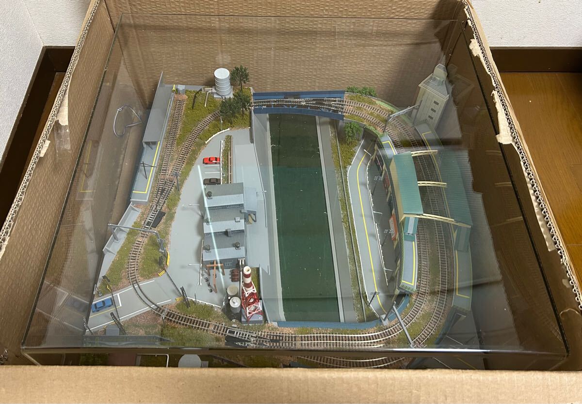 Yahoo!オークション - DDF製レイアウト完成品 鶴見線風Nゲージジオラマ