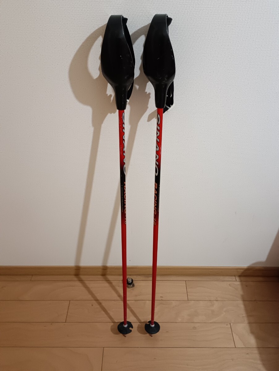 Yahoo!オークション - SHINANO パンチガード付SLポール ストック スキ...